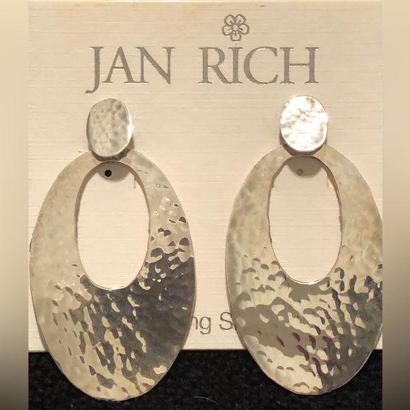 JAN RICH | Jewelry | Vintage Jan Rich Stamp 925 Sterling Silver Oval ...